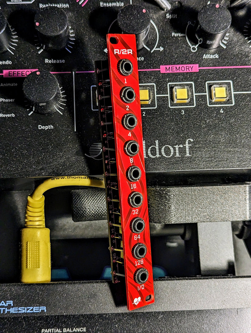 Passive 8-bit DAC 3HP - Herzlich R2R - multi-function utility module a – Herzlich Labs